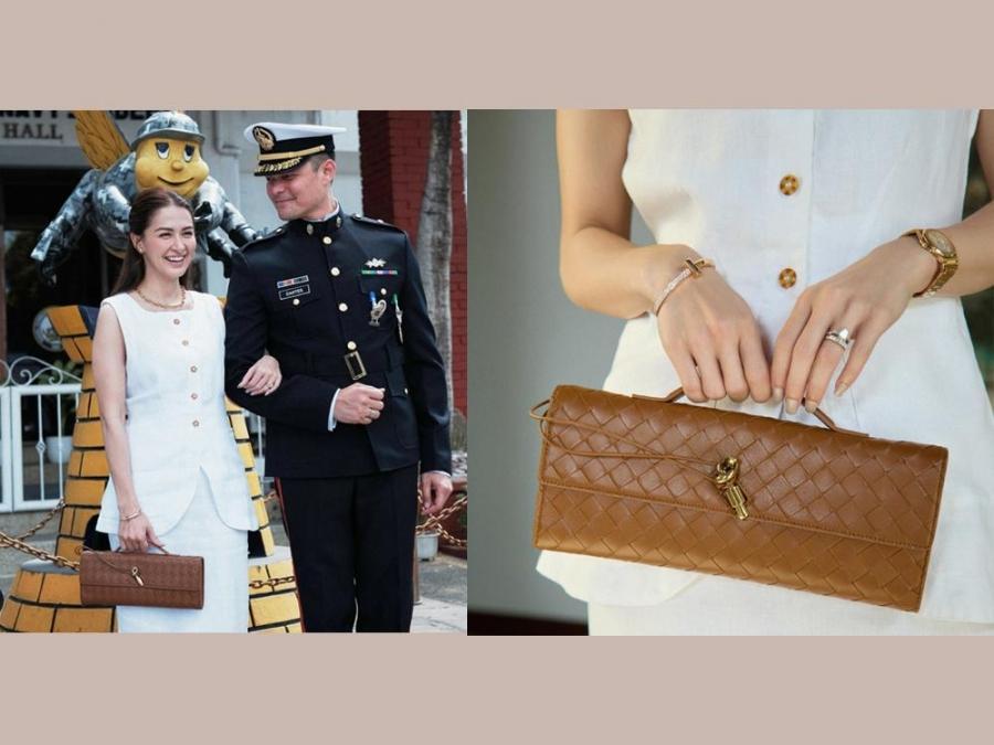 Marian Rivera showcases another luxury handbag from Bottega Veneta