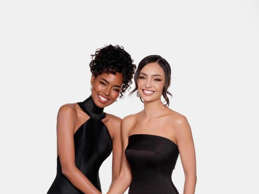 Chelsea Manalo and R'Bonney Gabriel are beautiful in black at GMA Gala 2024