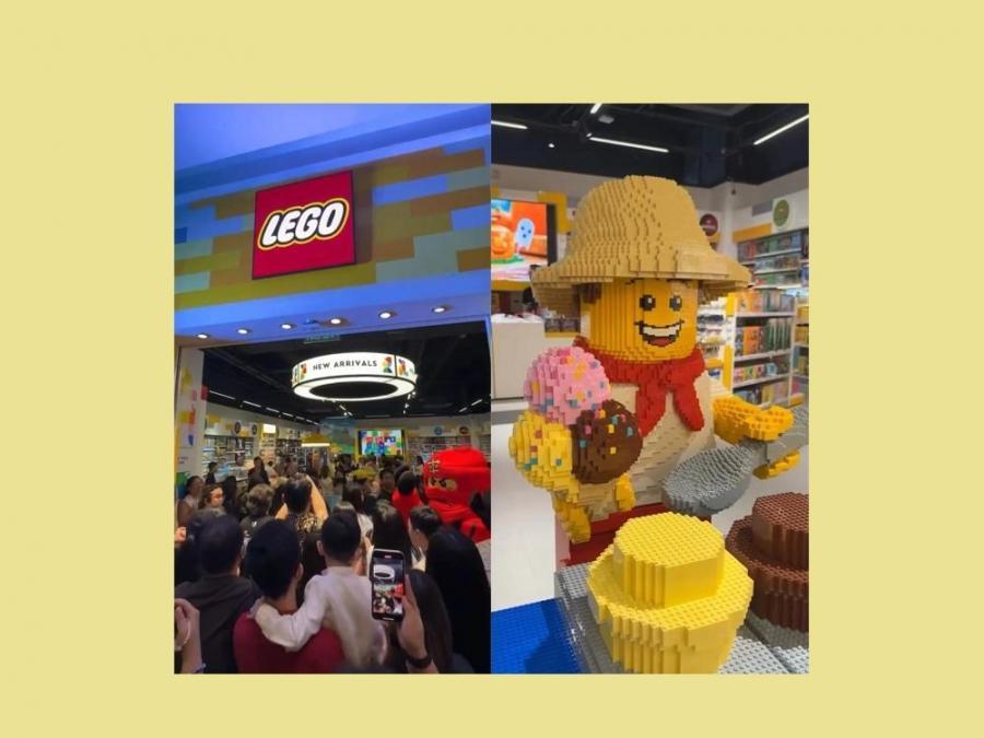 This new LEGO Certified Store features Filipino-themed decor