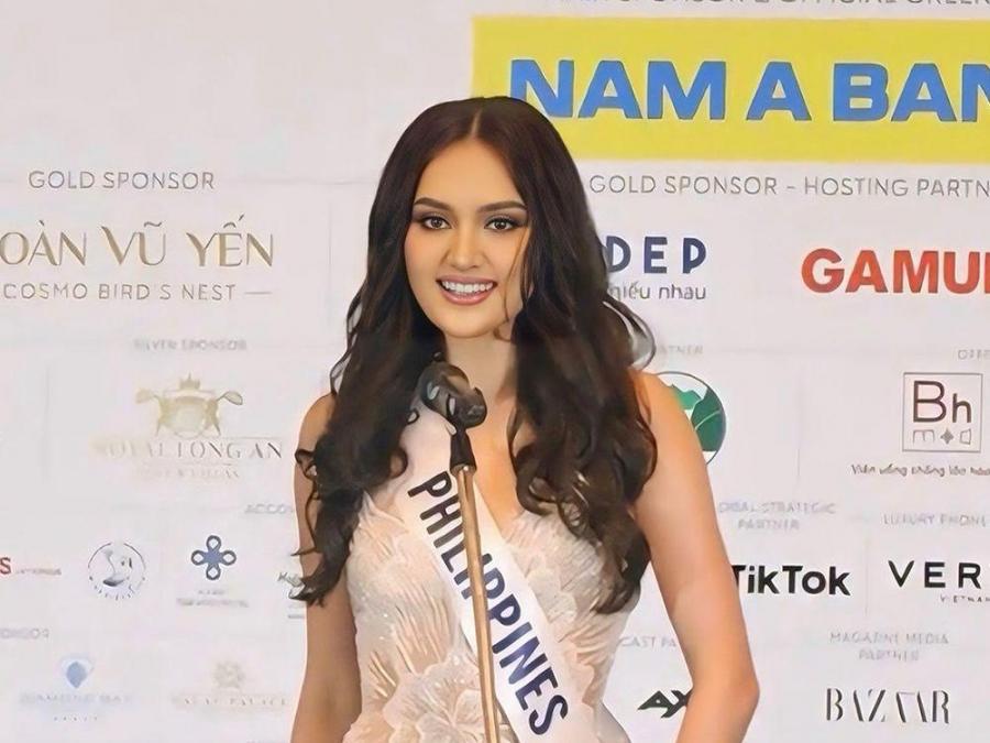 Miss Cosmo PH Ahtisa Manalo looks gorgeous at sashing ceremony