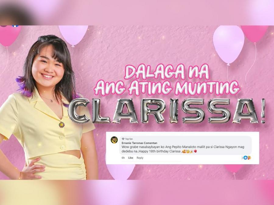 Fans ng 'Pepito Manaloto', excited na para sa debut ni Clarissa! | GMA ...