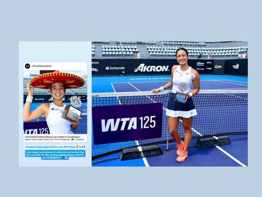 Rafael Nadal 'happy and proud' of Alex Eala's WTA 125 win