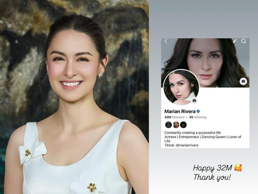 Marian Rivera is grateful for 32M followers on Facebook | GMA Entertainment