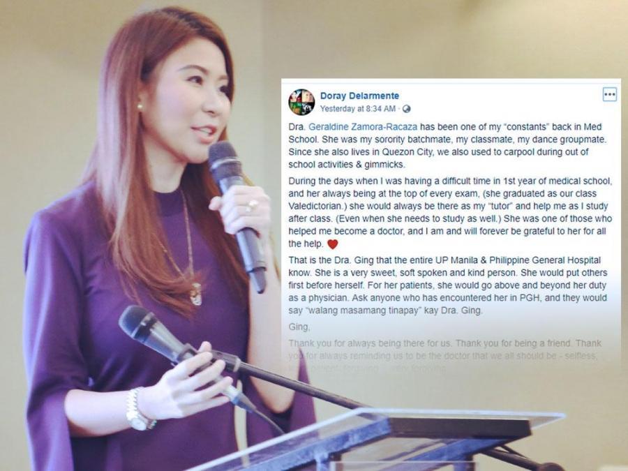 Dr. Geraldine Zamora's friend reveals her harrowing experience when ...