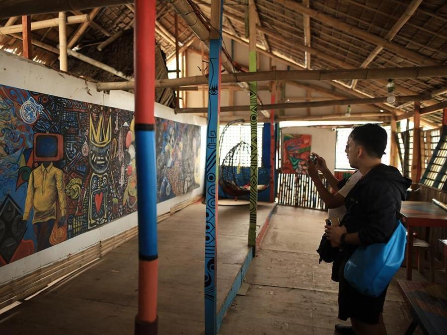 This seaside village in Sagay City is turning into an art hub
