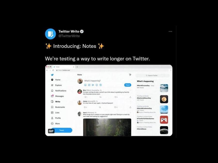 Twitter introduces 'Notes' feature