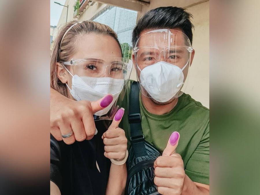 Rocco Nacino and wife Melissa Gohing register to vote | GMA Entertainment