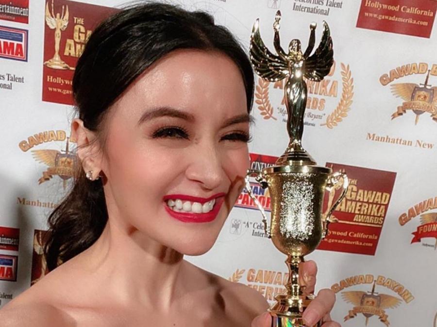 LOOK: Kris Bernal receives Most Outstanding TV Actress for the Gawad ...