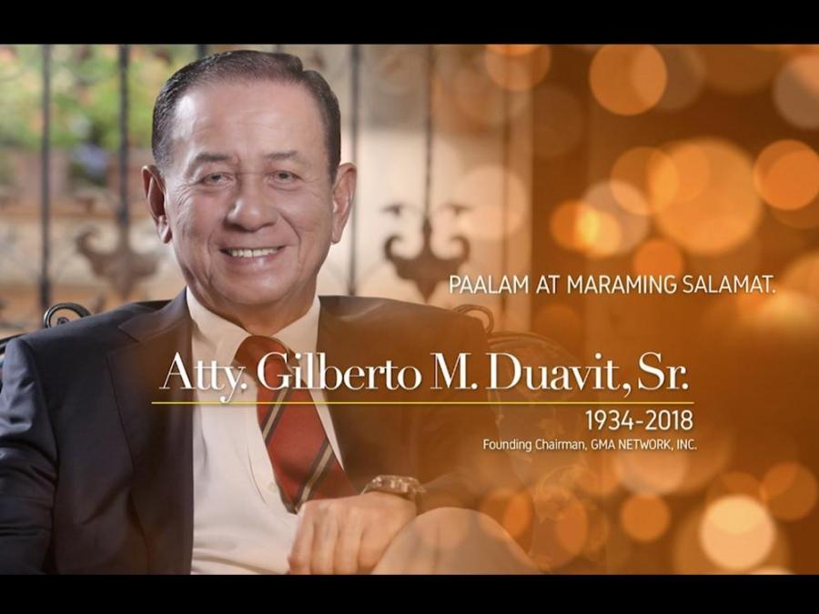 GMA-7 founding chairman Gilberto M. Duavit, Sr. passes away at 84 | GMA ...