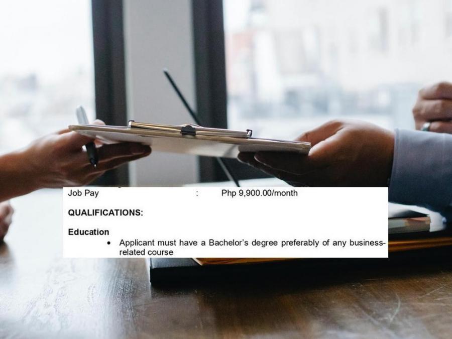 DTI Iloilo job posting draws flak for P9k salary and bachelor's degree ...