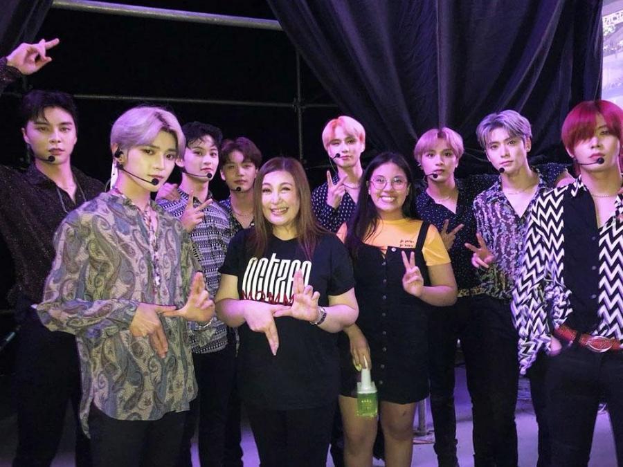 LOOK: Sharon Cuneta and daughter Miel meet KPop group NCT 127 | GMA Entertainment