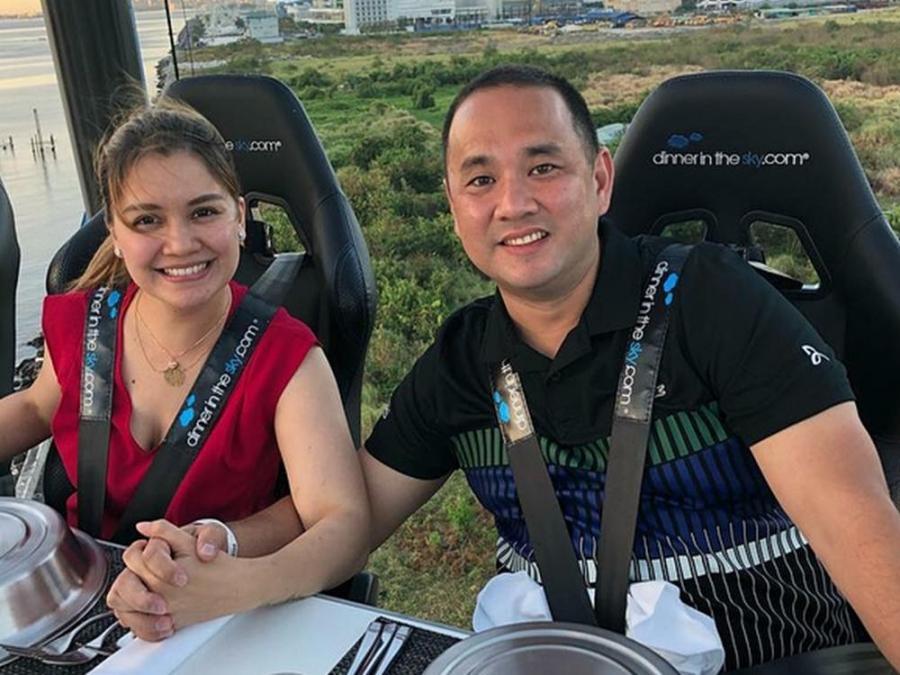LOOK: Nadine Samonte, sinubukan ang "Dinner in the Sky" kahit takot sa ...