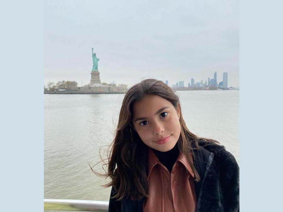 Kendra Kramer sees the Statue of Liberty for the first time! | GMA ...