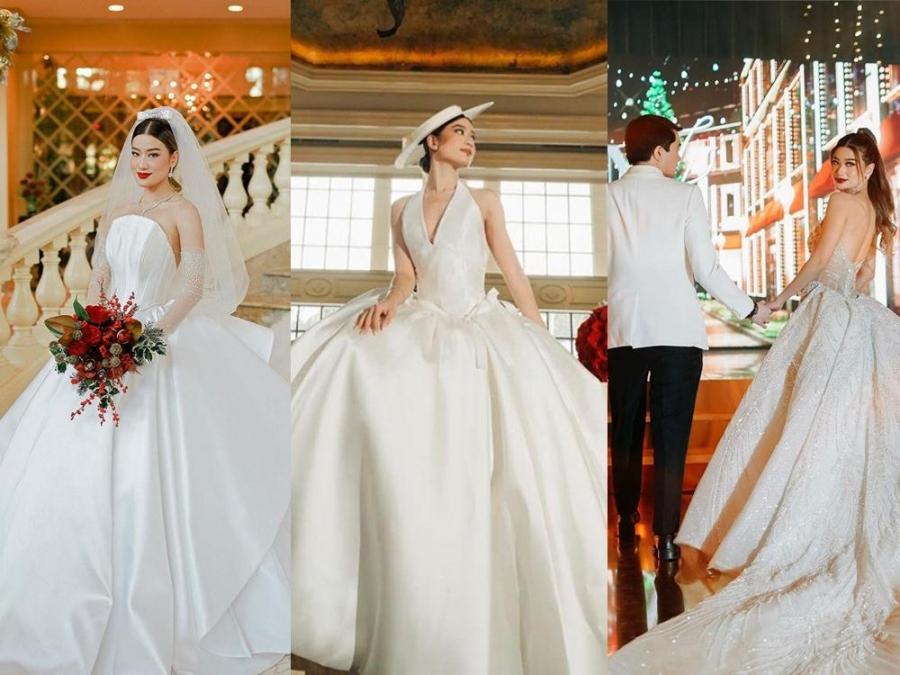 Janeena Chan is one elegant bride in her classy looks on her wedding day