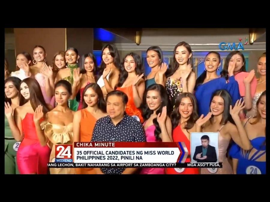 Miss World Philippines 2022, napili na ang 35 official candidates | GMA ...
