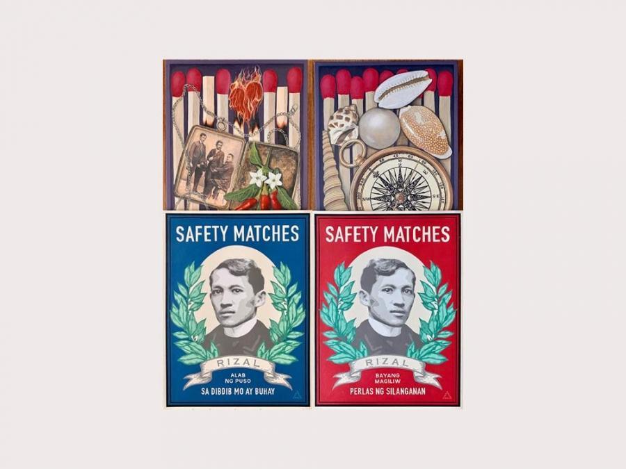 Tanseco's new Rizal matchboxes yield a deeper love for country