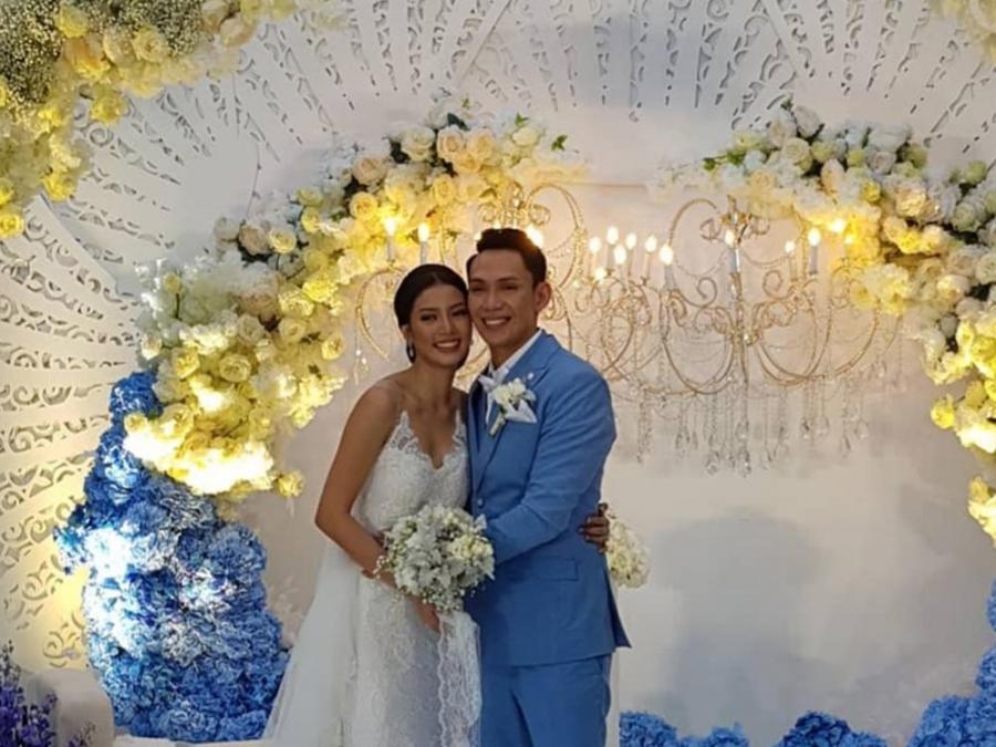 #JEHZtinedforPJ: PBA cager PJ Simon and Jehza Huelar tie the knot in Tagaytay | GMA Entertainment
