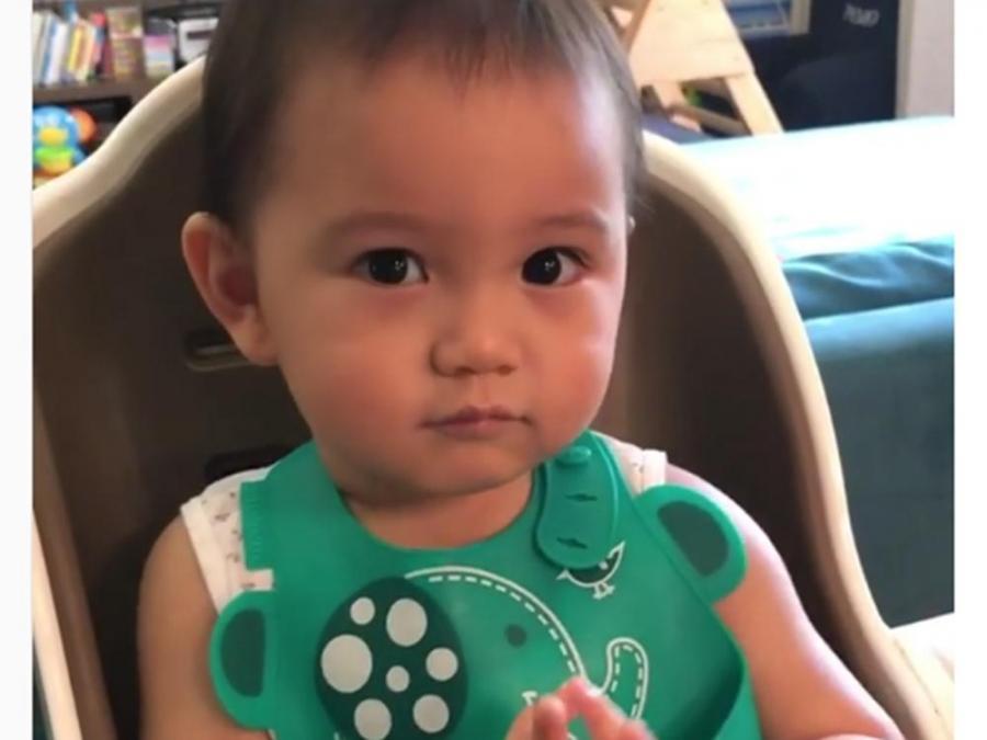 WATCH: Baby Primo Arellano learns to pray | GMA Entertainment