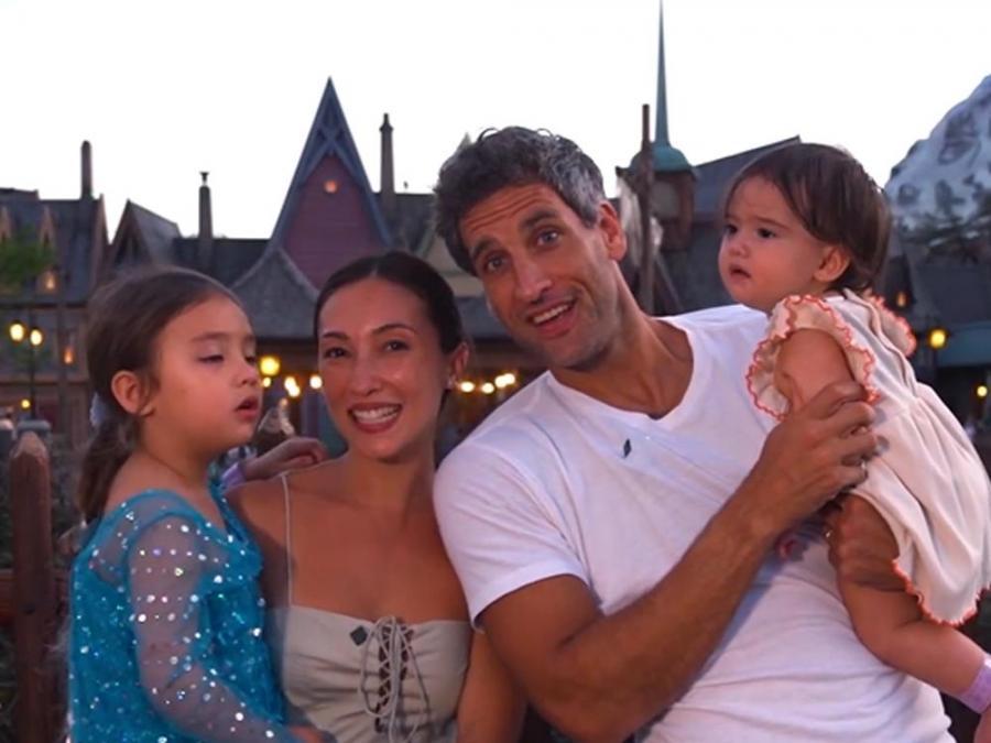 Solenn Heussaff and family enjoy Hong Kong Disneyland