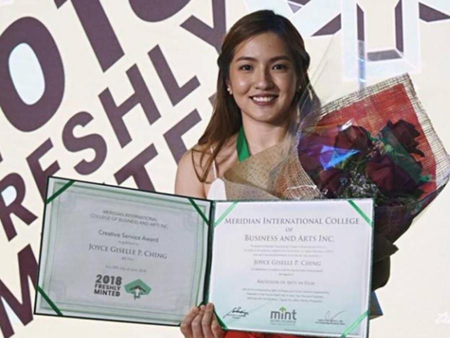 READ: Joyce Ching graduates from college, says months of no projects ...