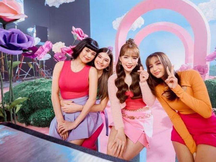 Shayne, Dasuri, Caitlyn, at Kirsten, agad nag-click kahit first time nagkasama sa dance video ...