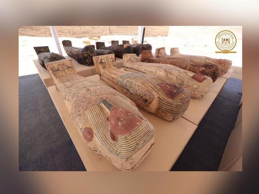 Hundreds of ancient Egyptian artifacts uncovered in Cairo