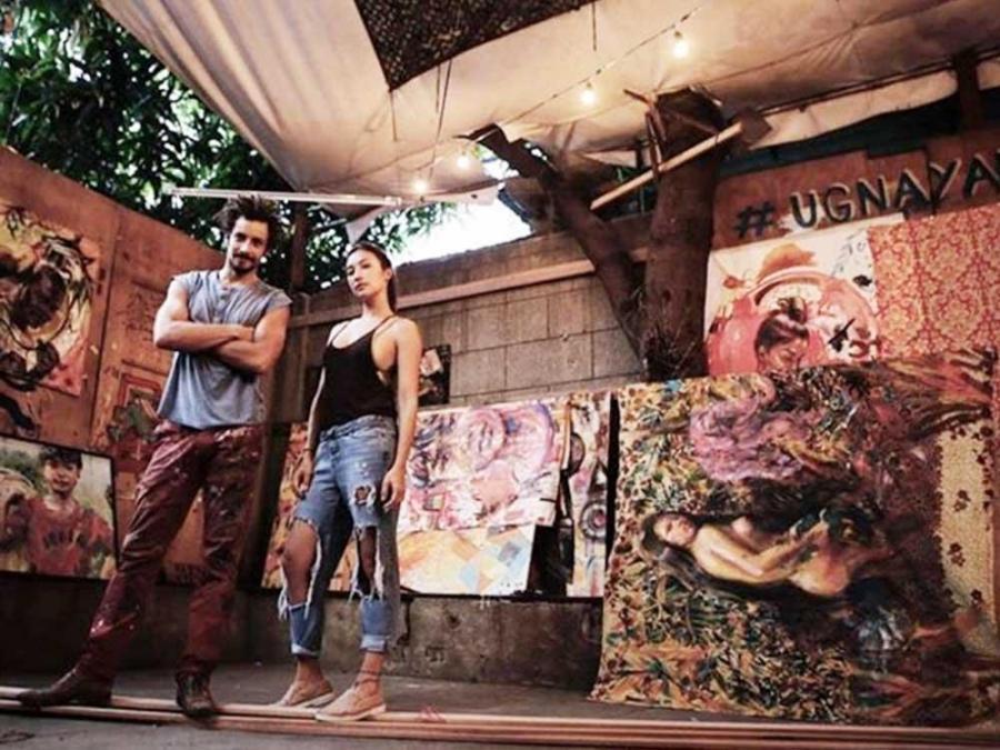 WATCH: Solenn Heussaff makes art with Filipino youth | GMA Entertainment