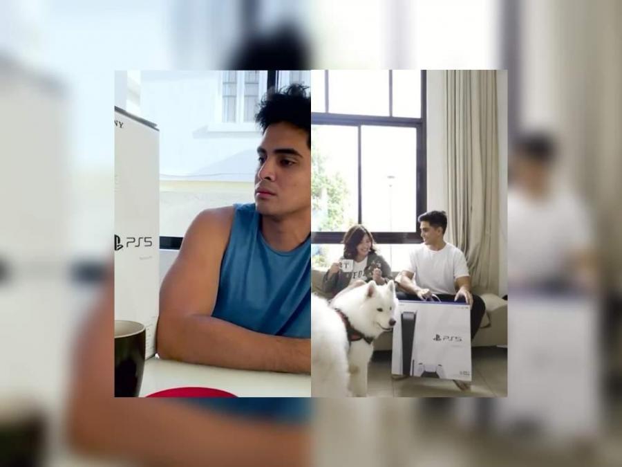 Joyce Pring surprised Juancho Triviño with real gaming console after ... Joyce Pring surprised Juancho Triviño with real gaming console after ...