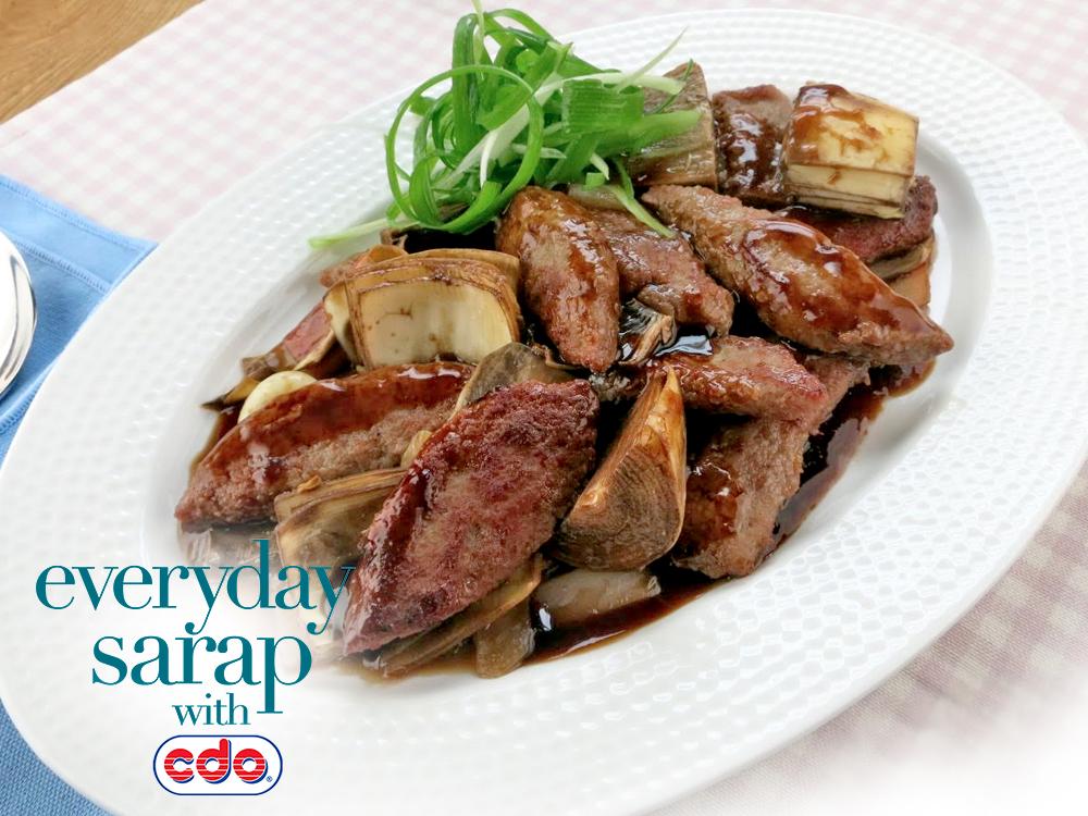 Recipe: Adobong puso ng saging with CDO Ulam Burger | GMA Entertainment