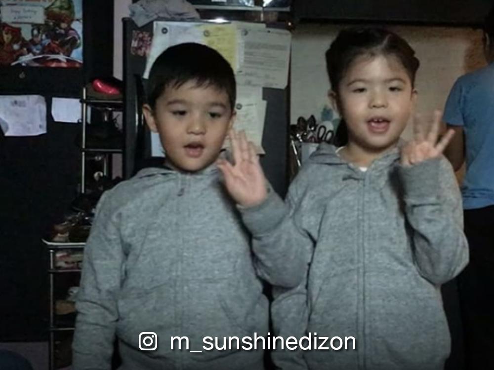 Sunshine Dizon's kids Doreen and Anton 'Tatlong Bibe' video, certified ...