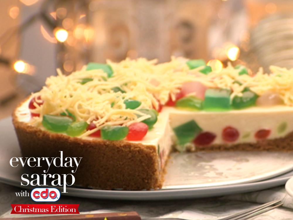 Recipe: CDO Nata de Coco Halo-halo Cheesecake | GMA Entertainment