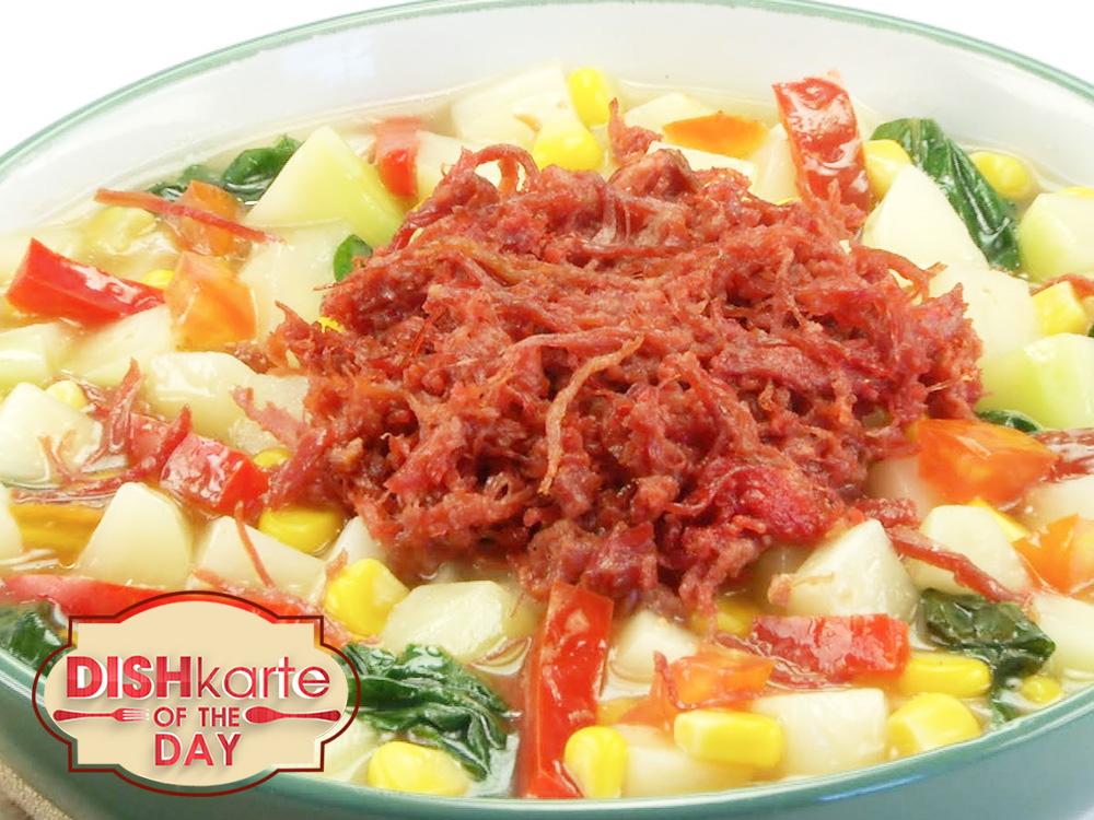 how to cook ginisang upo with corned beef