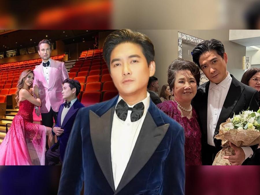 Tim Yap celebrates the opening night of 'The Bodyguard The Musical'