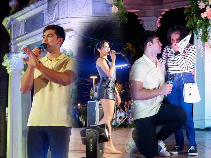 LOOK: Derrick Monasterio and Elle Villanueva at the 'Sinadya sa Halaran ...