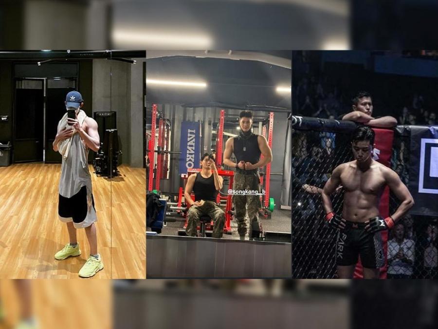 LOOK: Korean actors flex fit bods in their gym selfies | GMA Entertainment