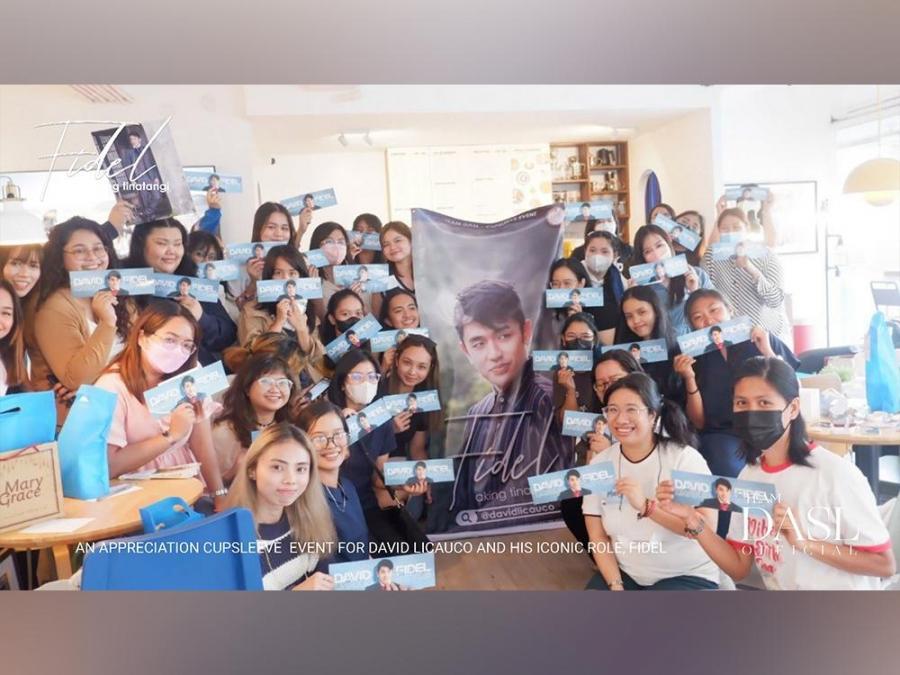 Fans Of David Licauco Hold First ever Cupsleeve Event For The Fans Of David Licauco Hold First ever Cupsleeve Event For The