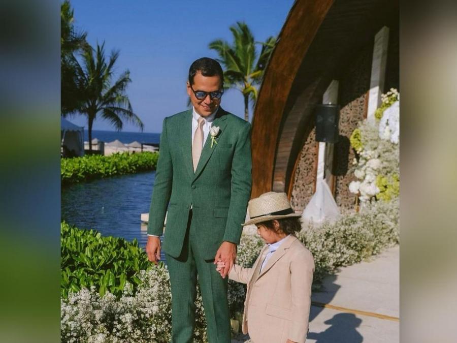 John Lloyd Cruz attends Maja Salvador and Rambo Nuñez's wedding with ... John Lloyd Cruz attends Maja Salvador and Rambo Nuñez's wedding with ...