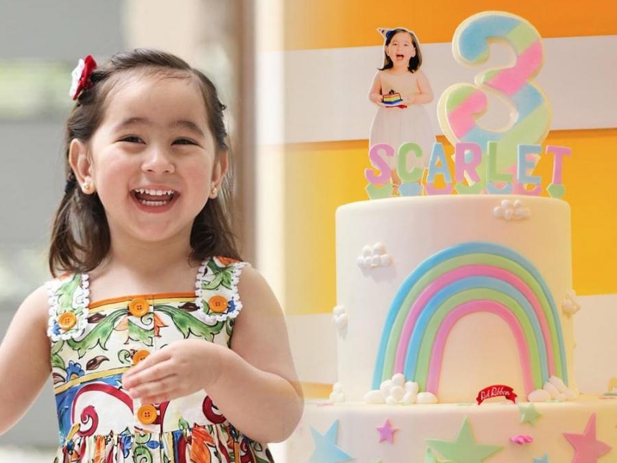 IN PHOTOS: Scarlet Snow Belo's dinosaur and rainbow-themed birthday ...