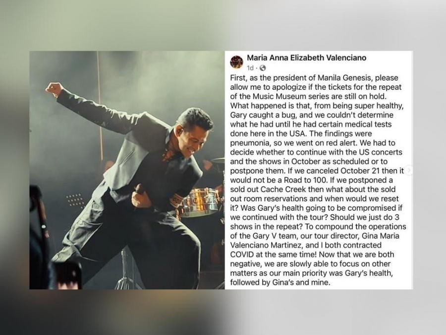 Gary Valenciano gives health update after contracting pneumonia | GMA ... Gary Valenciano gives health update after contracting pneumonia | GMA ...