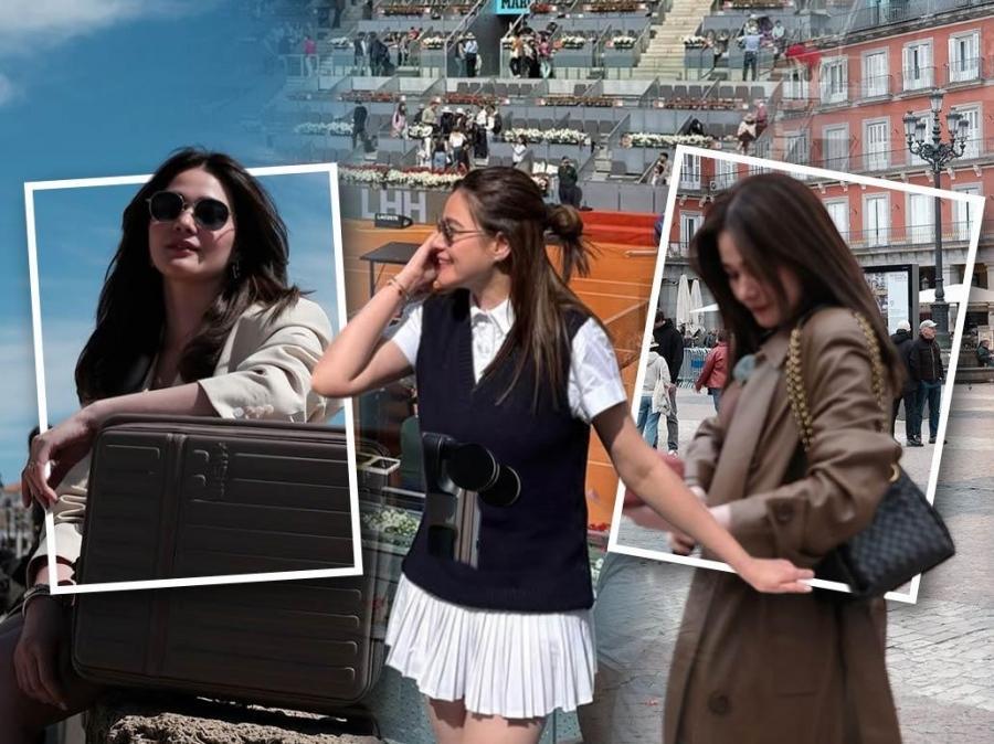 Bea Alonzo spends vacation in Spain