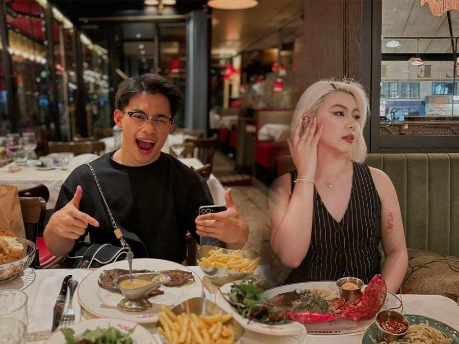 Lovers in Paris: Carlos Yulo and Chloe San Jose enjoy Paris food