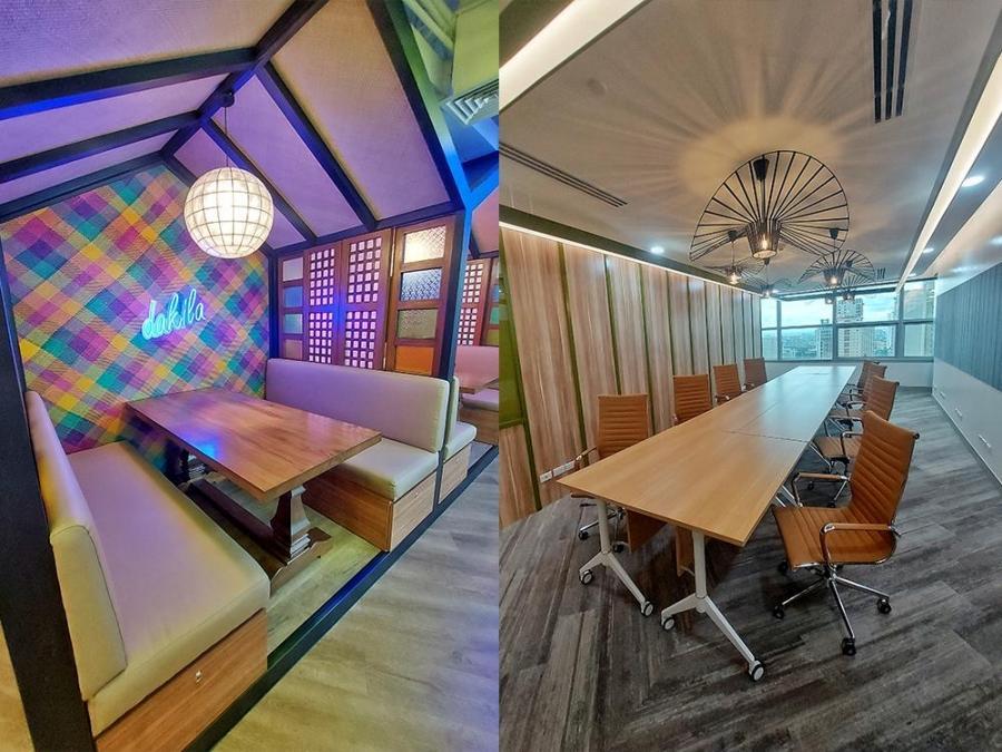This beautiful co-working space in Makati features Filipino design elements