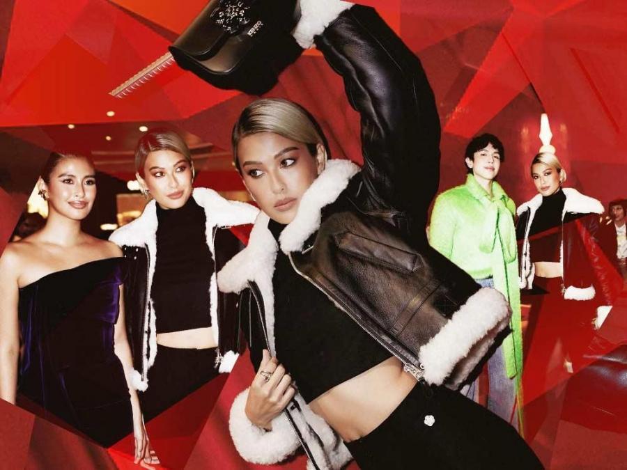 Michelle Dee grabs attention at designer brand's store opening