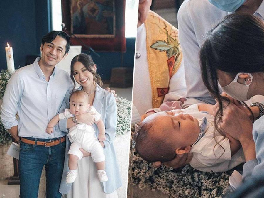 IN PHOTOS: Slater Young and Kryz Uy hold baptismal celebration for son ...