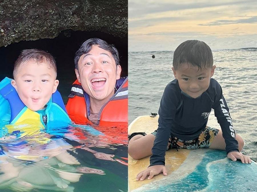 Slater Young, Scott share father-and-son moments in Siargao