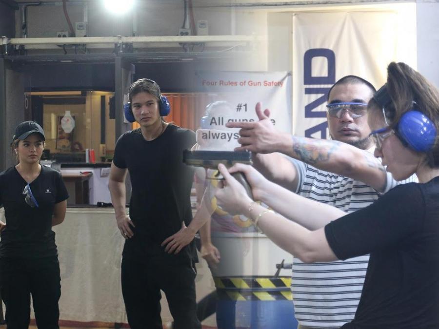 LOOK: 'Beautiful Justice' actors undergo gun training session with ...