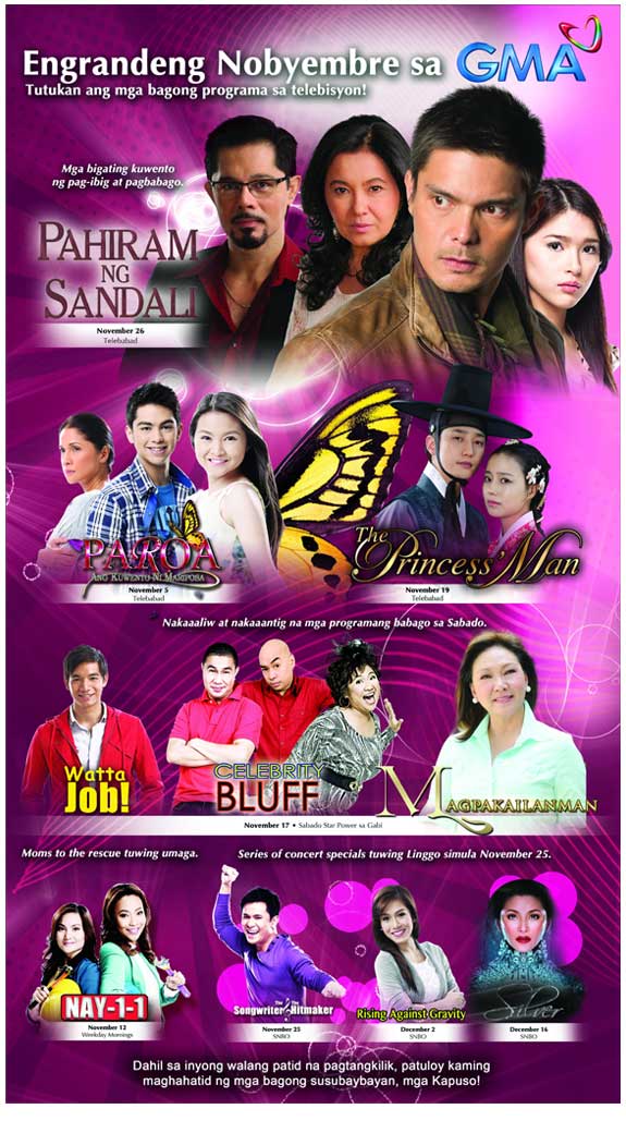 Mga bagong show at TV special na aabangan sa GMA ngayong Nobyembre ...