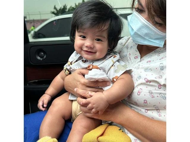 Cong Velasquez and Viy Cortez's son Kidlat looks adorable in his 7th ...