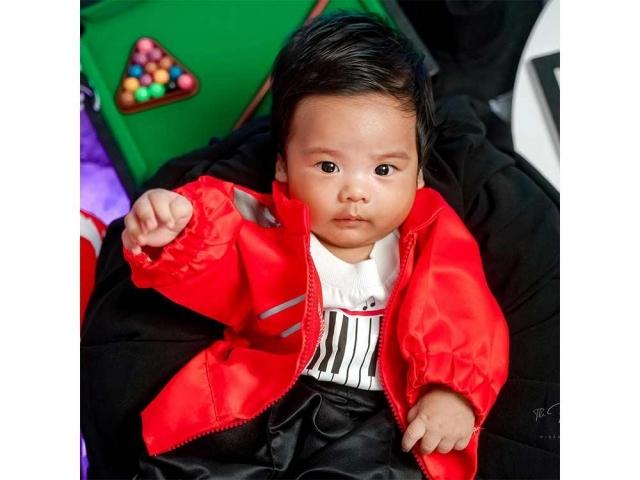 Cong Velasquez and Viy Cortez's son Kidlat looks adorable in his 7th ...