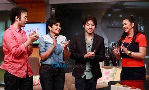 Scenes from Sarap Diva with Lorna Tolentino, and sons Renz and Ralph ...